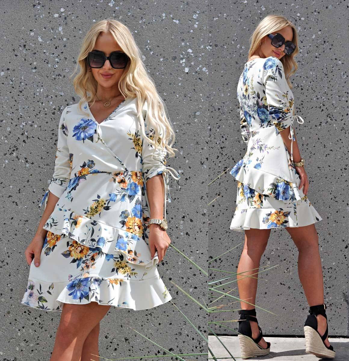 Poletna obleka Merribel Mistar, bela