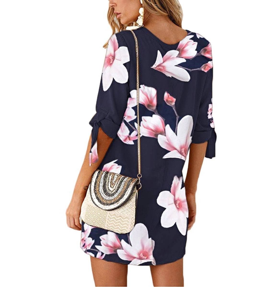 Poletna obleka Corinna, modra