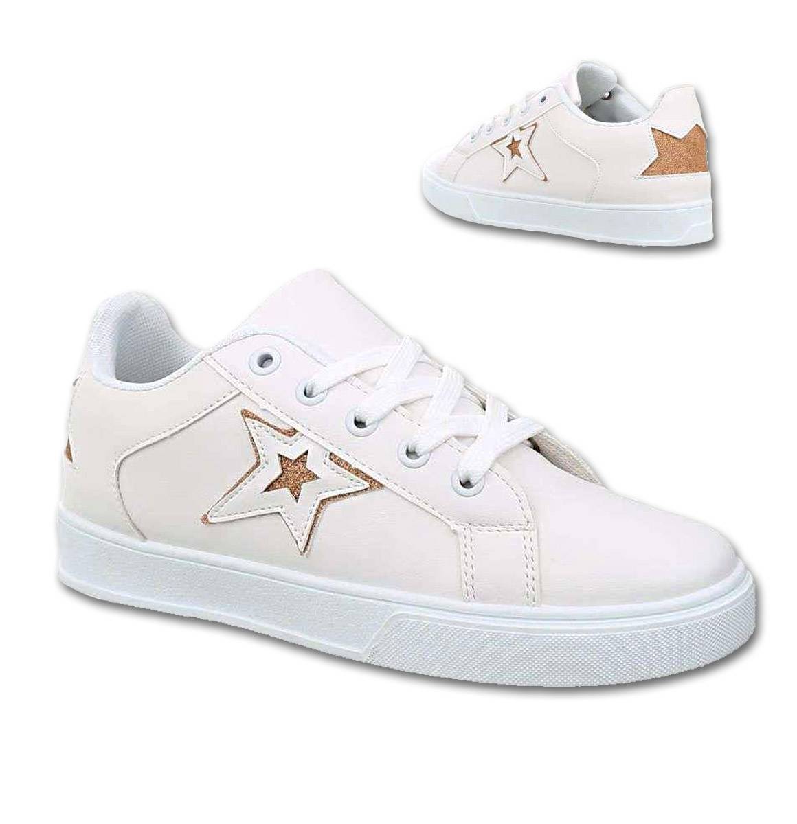 Superge, sneakers SS8, bele/šampanjec
