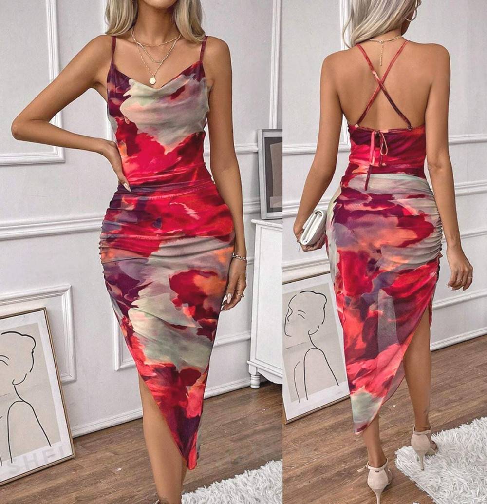 Poletna obleka Halina, več barv